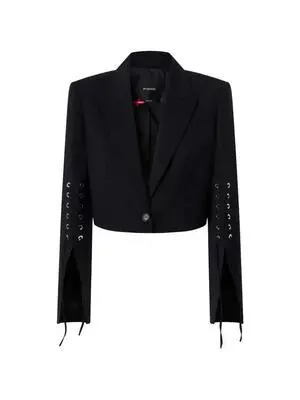 Pinko Cropped Lace-up Jacket