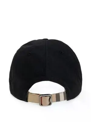 Burberry Baseball Cap With Ekd Plaque
