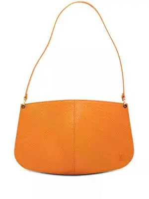 LOUIS VUITTON Epi Demi Lune Pochette Shoulder Bag - Orange