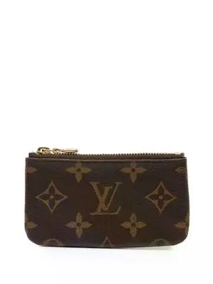 LOUIS VUITTON 2020 Monogram Pochette Cles Coin Pouch Brown