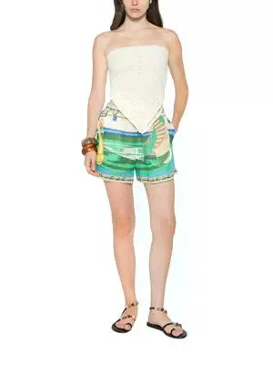 Tory Burch Pool-print Shorts