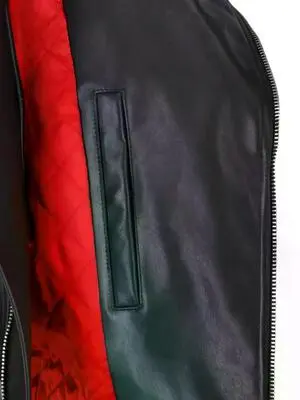 Givenchy Quilted-shoulder Leather Biker Jacket