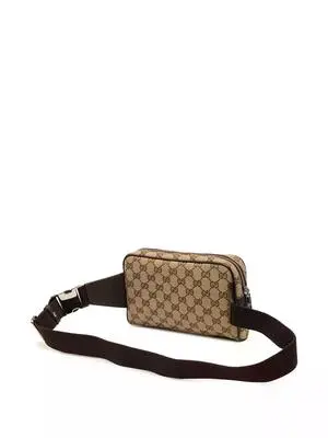 Gucci Gg Canvas Belt Bag - Neutrals