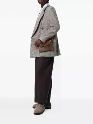 Brunello Cucinelli Monili-strap Shoulder Bag - Brown