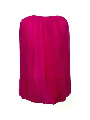 Rick Owens Gathered Silk Blouse - Pink