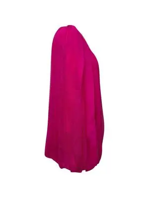 Rick Owens Gathered Silk Blouse - Pink