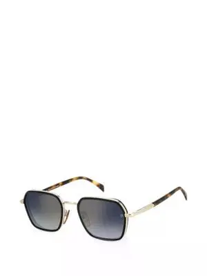 DB EYEWEAR BY DAVID BECKHAM Square-frame Sunglasses - Black
