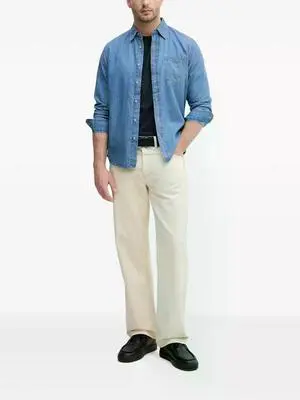 BENETTON Chest-pocket Denim Shirt