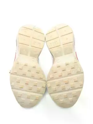 Gucci Lighton Leather Sneakers With Mouth Print