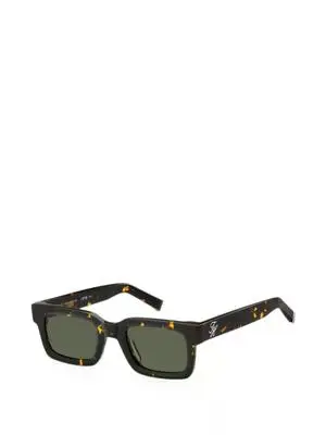 Tommy Hilfiger Tortoiseshell Rectangle-frame Sunglasses - Brown