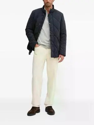 BENETTON Half-zip Long-sleeve Polo Shirt
