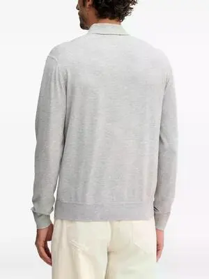 BENETTON Half-zip Long-sleeve Polo Shirt