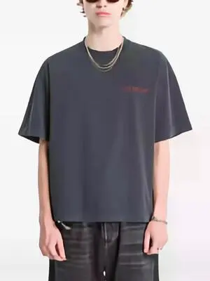 Off-White Short Sleeve T-shirt With Logo And Arrow Motif