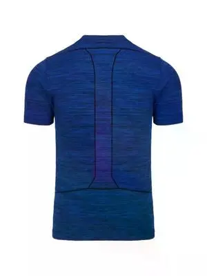 I-EXE Marl-pattern Logo-print T-shirt