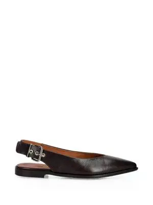 BILLI BI Buckle-fastening Slingback Ballet Flats
