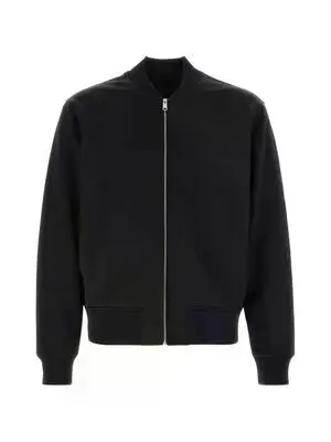 Prada Zip-up Logo Patch Jacket