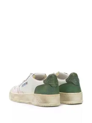 AUTRY Medalist Distressed-effect Panelled Low-top Sneakers