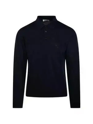 ROBERTO COLLINA Long-sleeve Polo Sweater