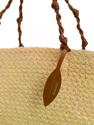 JIL SANDER Tangle Woven Tote Bag