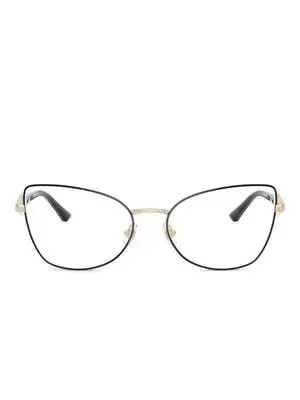 JIMMY CHOO Crystal-embellished Cat-eye Glasses - Gold