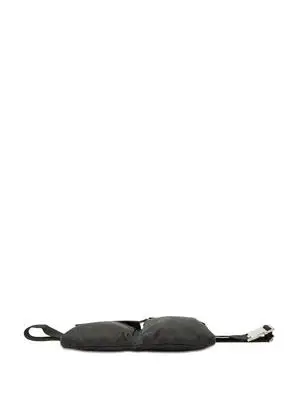 Gucci Gg Canvas Double Pocket Belt Bag - Black