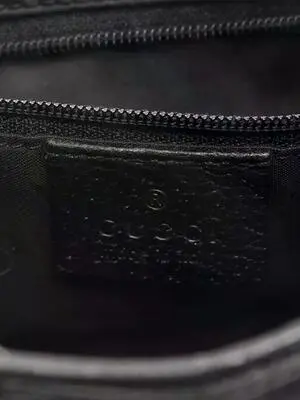 Gucci Gg Canvas Jackie Shoulder Bag - Black