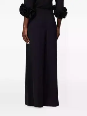 HANITA Crepe Wide-leg Trousers