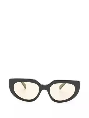 Prada Geometric Frame Sunglasses - Black