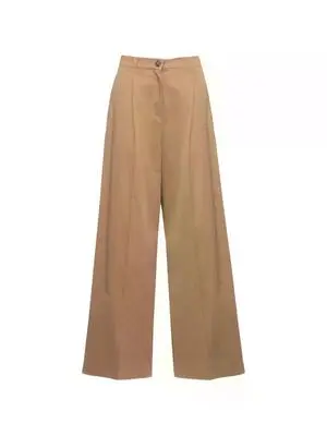 EMME Pleated Wide-leg Trousers