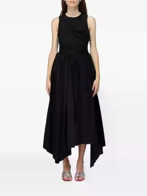 MSGM Draped Asymmetric Dress