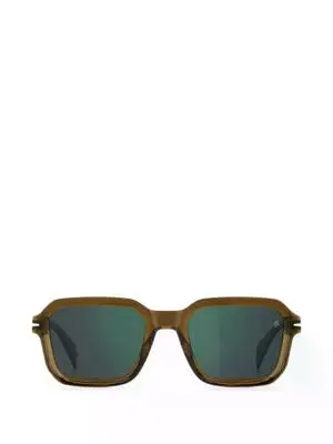 DB EYEWEAR BY DAVID BECKHAM Square Frame Sunglasses - Brown