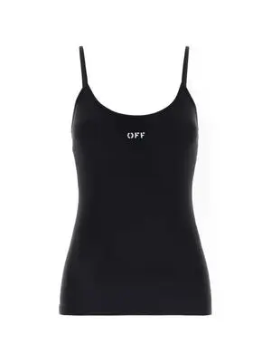 Off-White Logo-print Stretch Tank Top