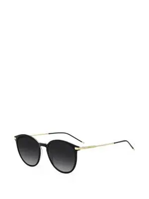 BOSS Oval Frame Sunglasses