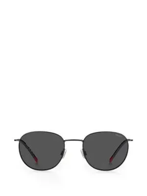 BOSS Matte-finish Geometric-frame Sunglasses - Black