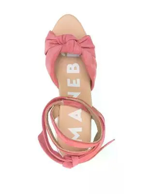 Manebí 100mm Suede Wedge Espadrilles