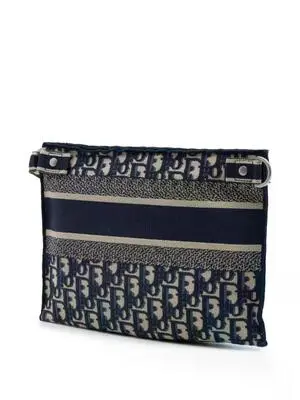 Dior Oblique Canvas Flat Crossbody Bag