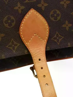 LOUIS VUITTON Monogram Cartouchiere Gm Crossbody Bag - Brown