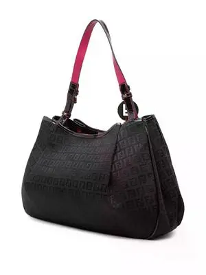 Fendi Zucchino Canvas Shoulder Bag