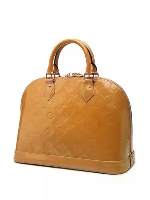 LOUIS VUITTON Monogram Vernis Alma Pm Handbag