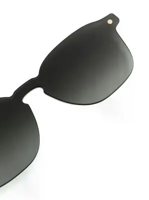 SNOB Removable Tinted Lenses Square-frame Eyeglasses