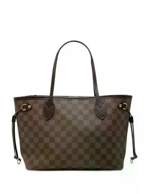 LOUIS VUITTON Damier Ebene Neverfull Pm Tote Bag