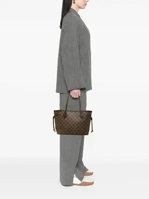 LOUIS VUITTON Damier Ebene Neverfull Pm Tote Bag