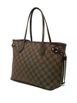 LOUIS VUITTON Damier Ebene Neverfull Pm Tote Bag