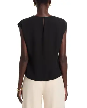 T Tahari Drop Shoulder Blouse