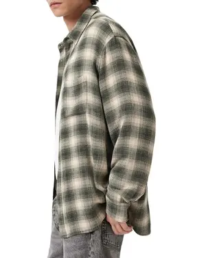 ALLSAINTS Lumley Oversized Fit Long Sleeve Shirt