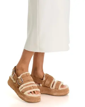 UGG Enwrap Shearling Sandals
