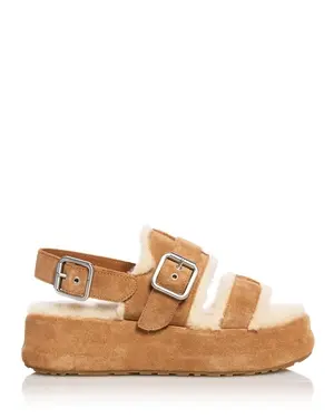UGG Enwrap Shearling Sandals