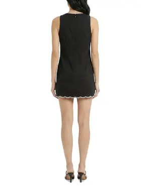 THE GOOD JOURNEY Embroidered Mini Dress