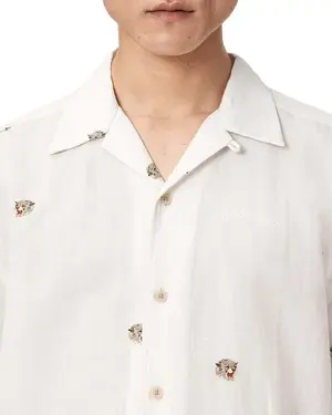 ALLSAINTS Feline Pattern Shirt
