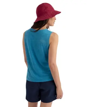SEASALT CORNWALL Carn Glaze Linen Button-through Vest